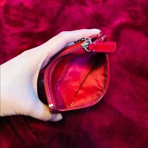 Coach | Accessories | Authentic Coach Key Ring With Zipper Pouch | Poshmark